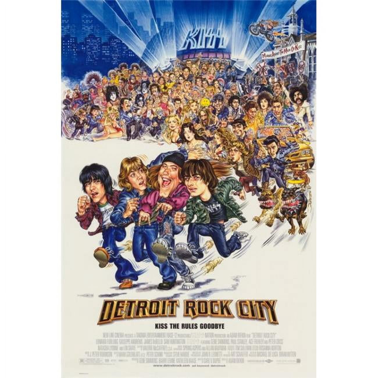 Pop Culture Graphics Detroit Rock City Movie Poster Print, 27 x 40 ...