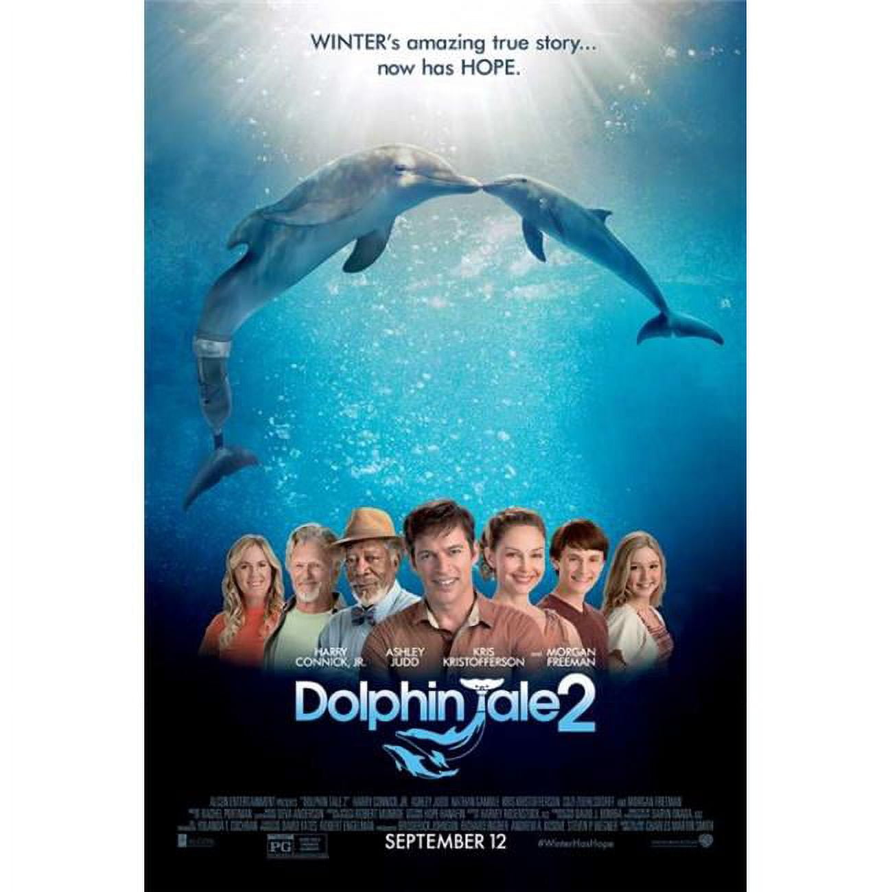 Pop Culture Graphics Dolphin Tale 2 Movie Poster - 11 x 17 - Walmart.com