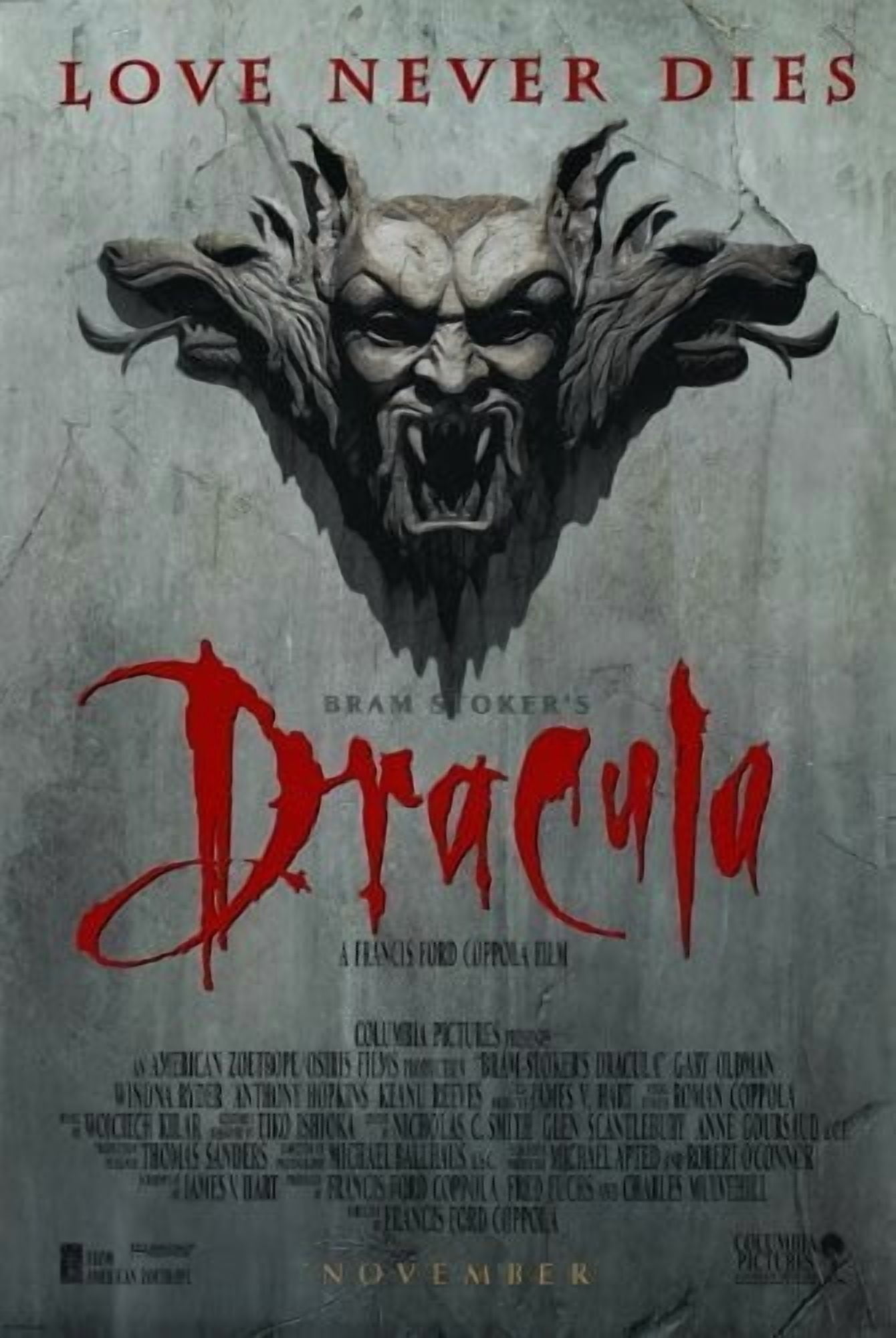 Pop Culture Graphics Dracula Poster Movie D Gary Oldman Winona Ryder ...