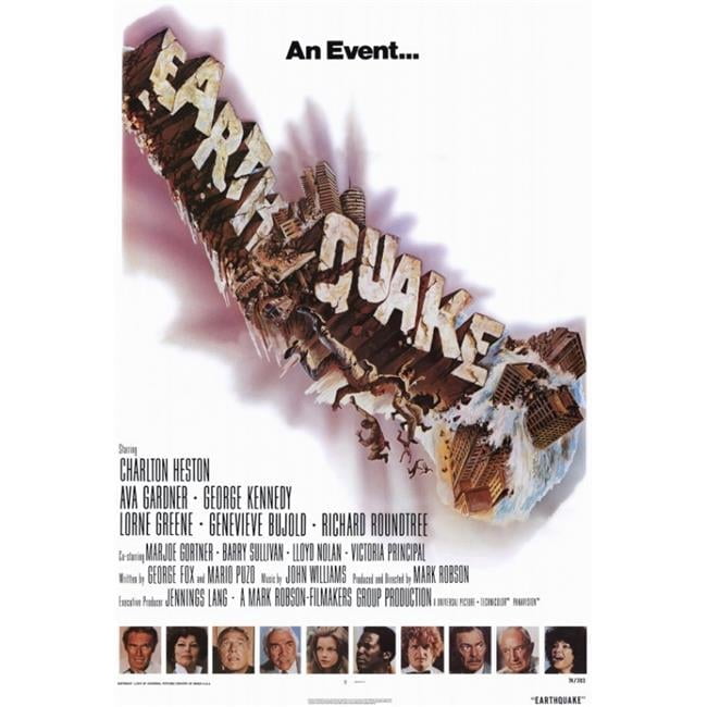 Pop Culture Graphics Earthquake Movie Poster Print - 27 x 40 - Walmart.com