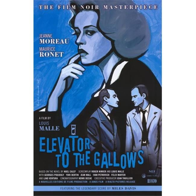 Pop Culture Graphics Elevator to the Gallows Movie Poster - 11 x 17 ...