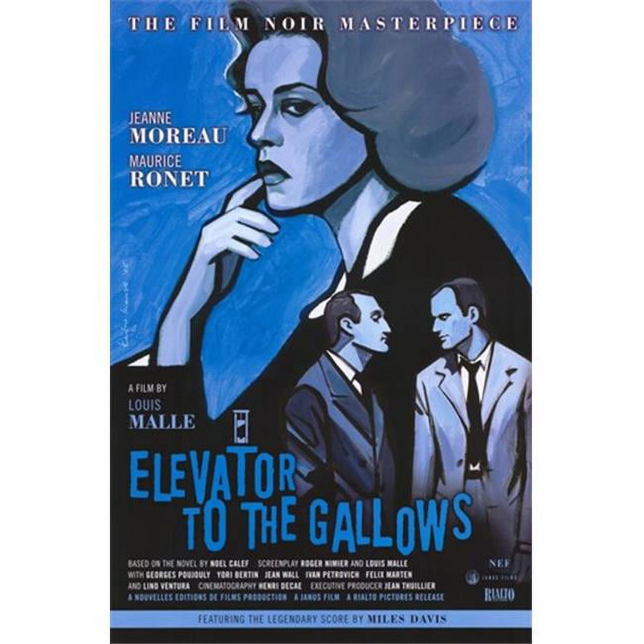 Pop Culture Graphics Elevator to the Gallows Movie Poster, 11 x 17 ...