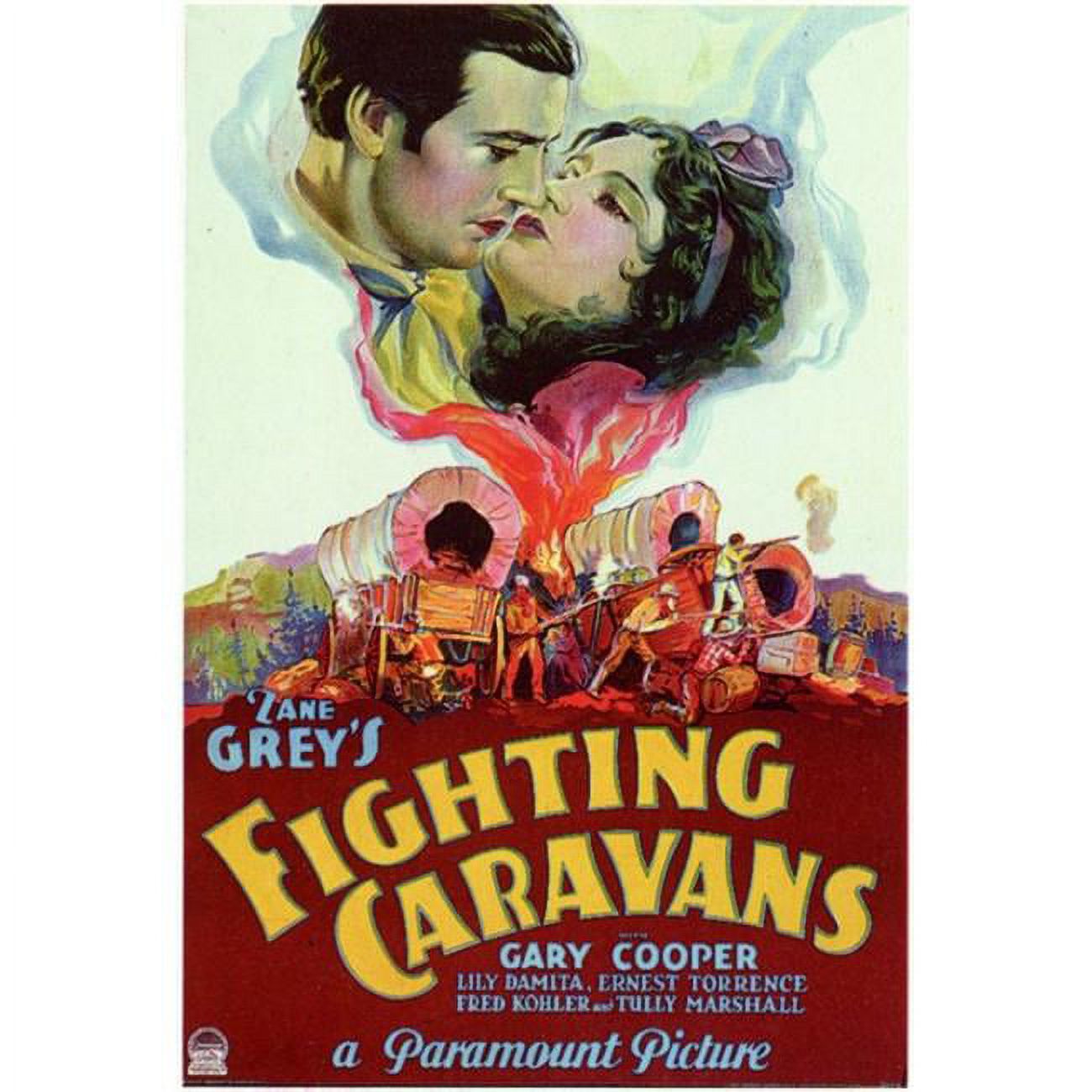 Pop Culture Graphics Fighting Caravans Movie Poster Print, 27 x 40 ...