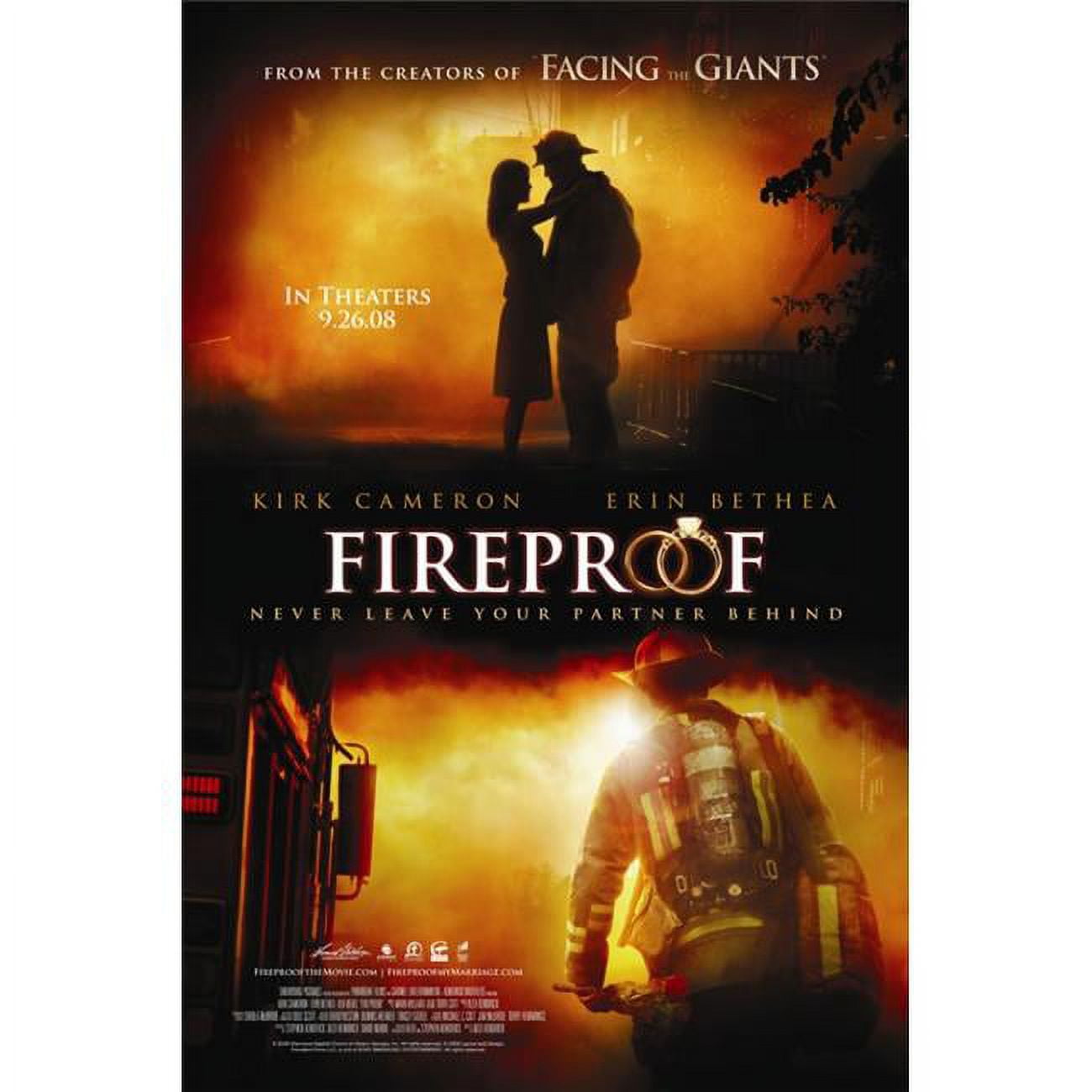 Pop Culture Graphics Fireproof Movie Poster Print - 27 x 40 - Walmart.com