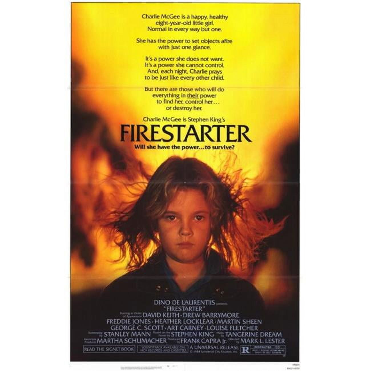 Pop Culture Graphics Firestarter Movie Poster - 11 x 17 - Walmart.com