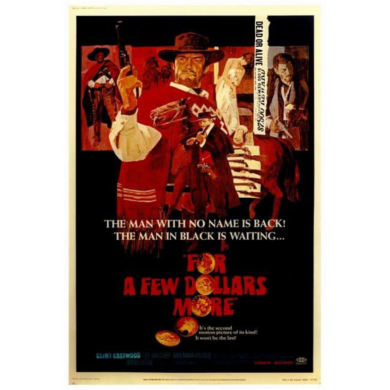 Pop Culture Graphics For A Few Dollars More Movie Poster Print, 27 x 40 ...