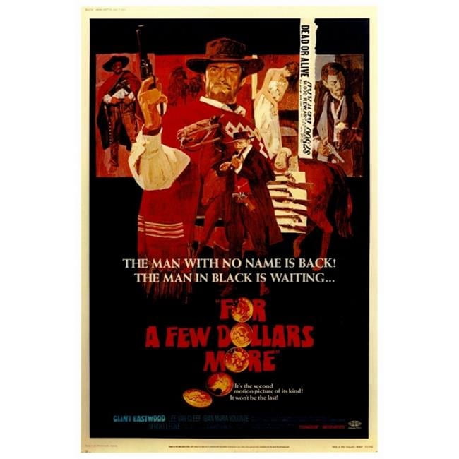 Pop Culture Graphics For A Few Dollars More Movie Poster Print - 27 x ...