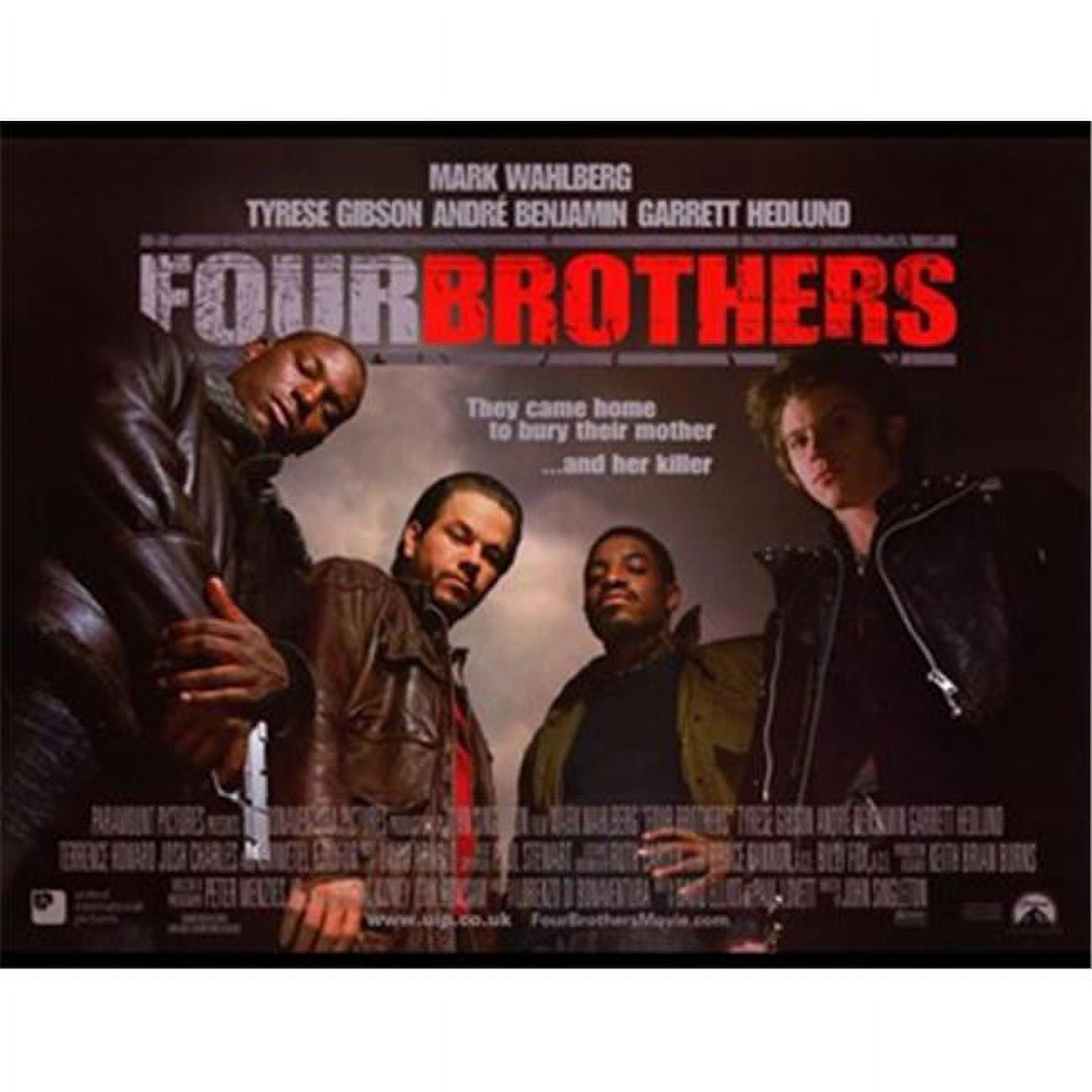 Pop Culture Graphics Four Brothers Movie Poster - 17 x 11 - Walmart.com