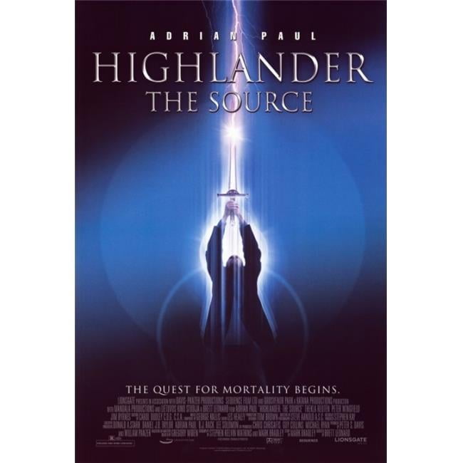 Pop Culture Graphics Highlander - The Source Movie Poster Print ...