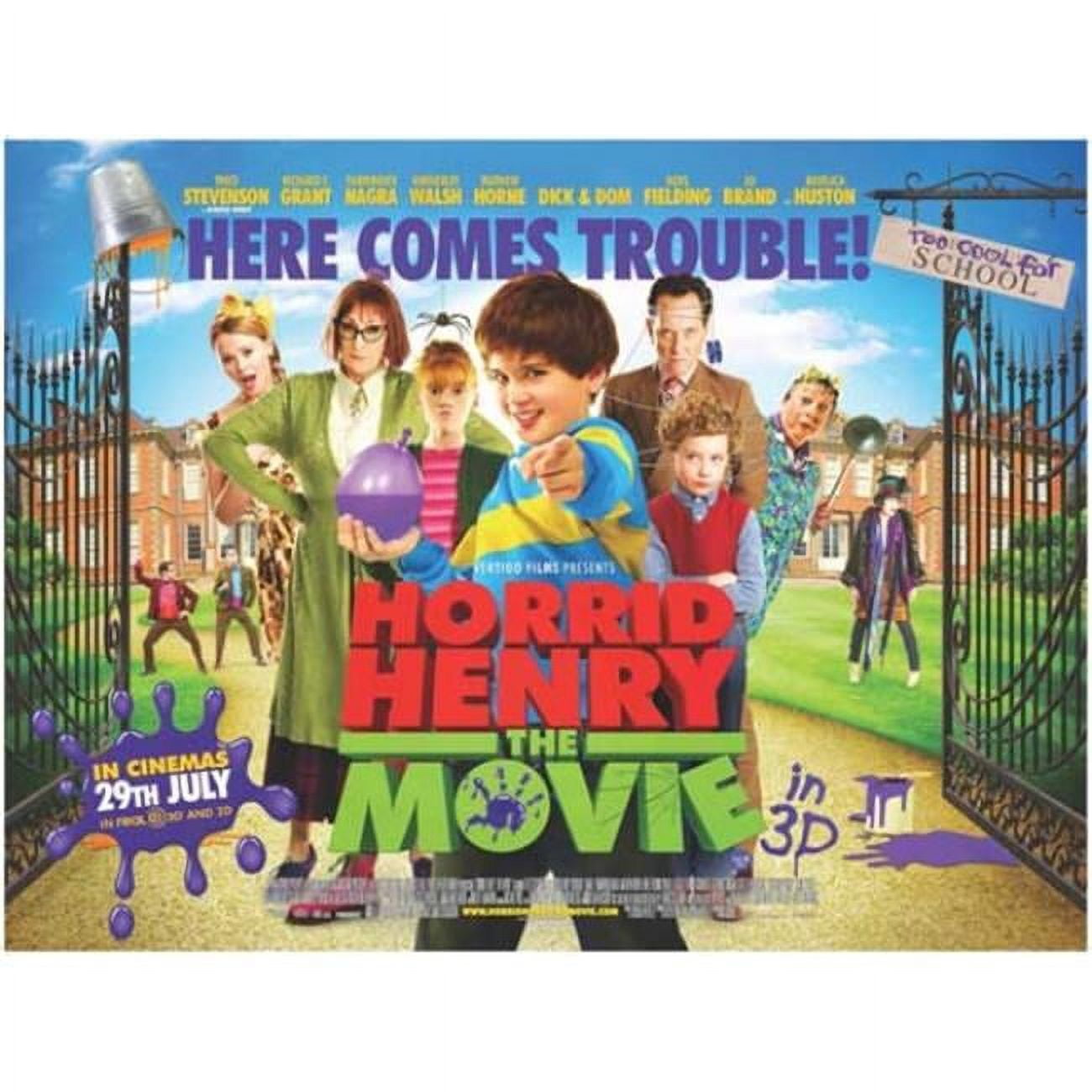 Pop Culture Graphics Horrid Henry The Movie Movie Poster - 11 x 17 ...