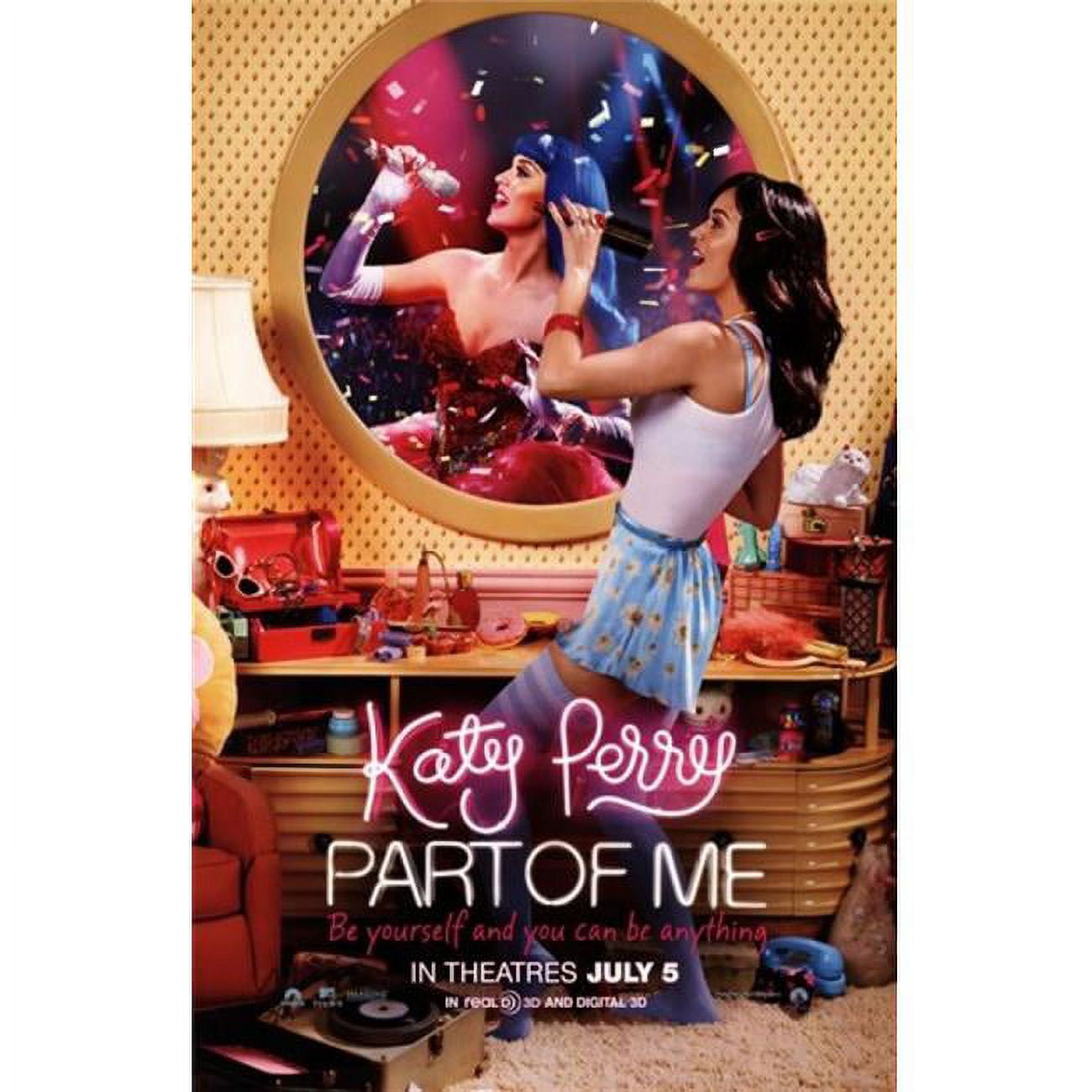 Pop Culture Graphics Katy Perry Part of Me 3D Movie Poster, 11 x 17 ...