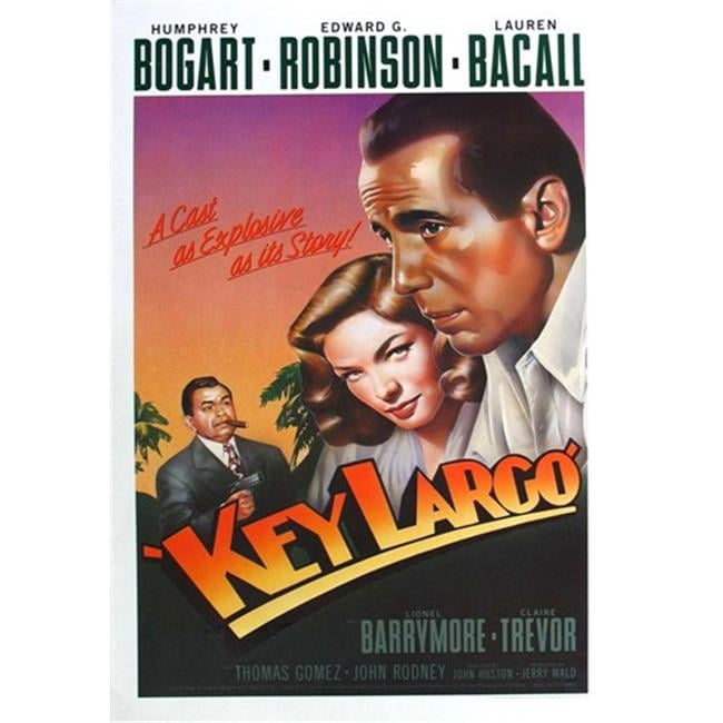 Pop Culture Graphics Key Largo Movie Poster - 11 x 17 - Walmart.com