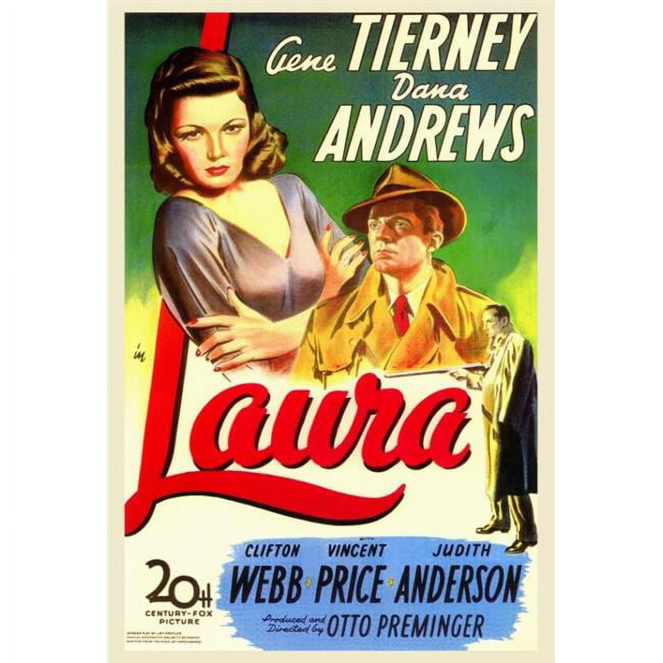 Pop Culture Graphics Laura Movie Poster Print - 27 x 40 - Walmart.com