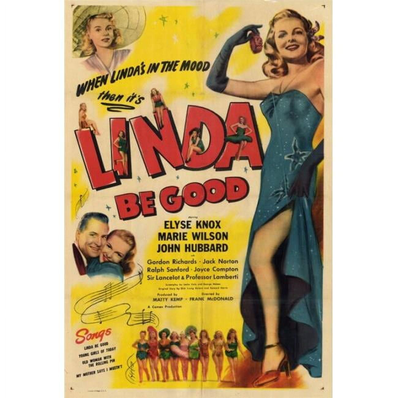 Pop Culture Graphics Linda Be Good Movie Poster Print - 27 x 40 ...