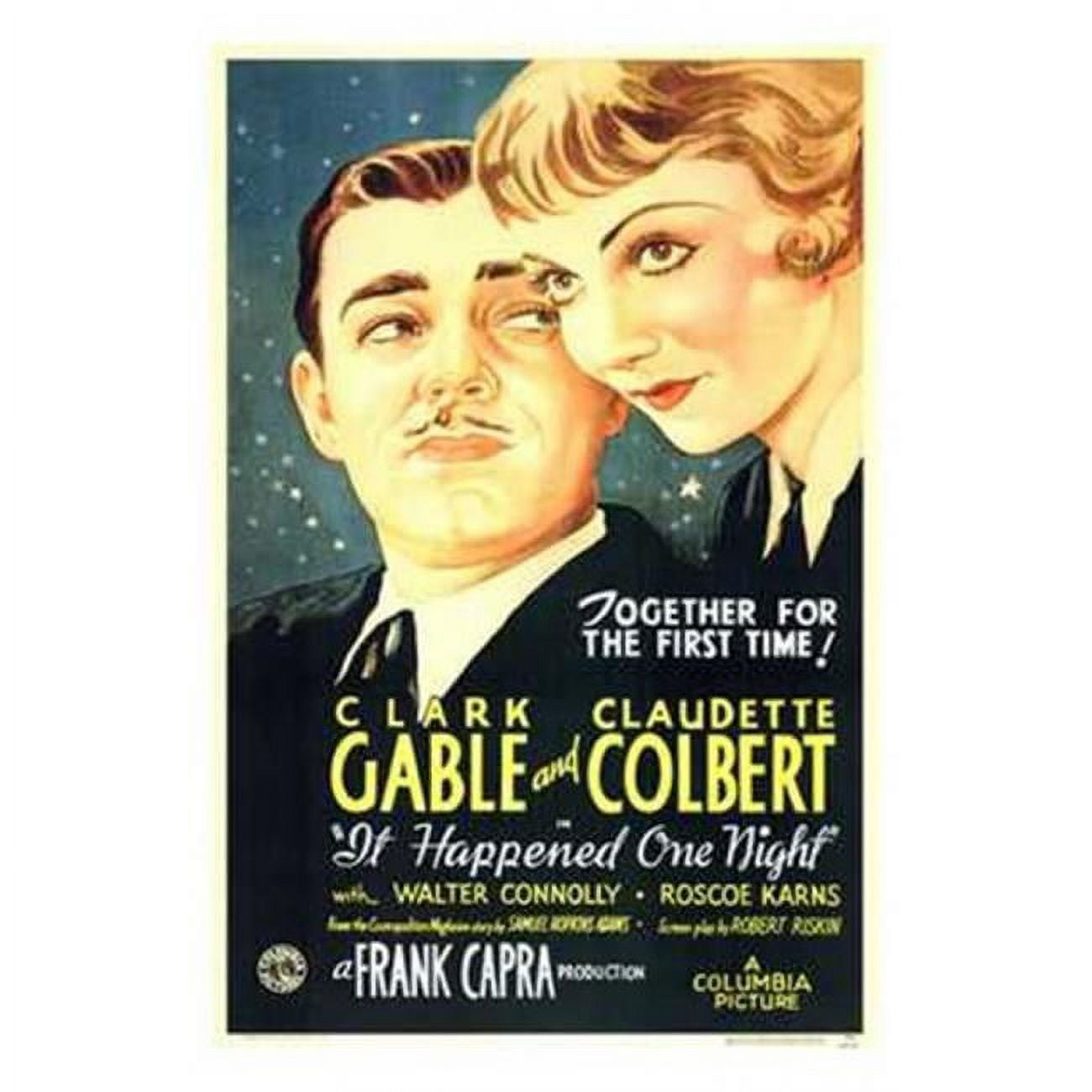Pop Culture Graphics MOV143386 It Happened One Night Movie Poster, 11 x ...