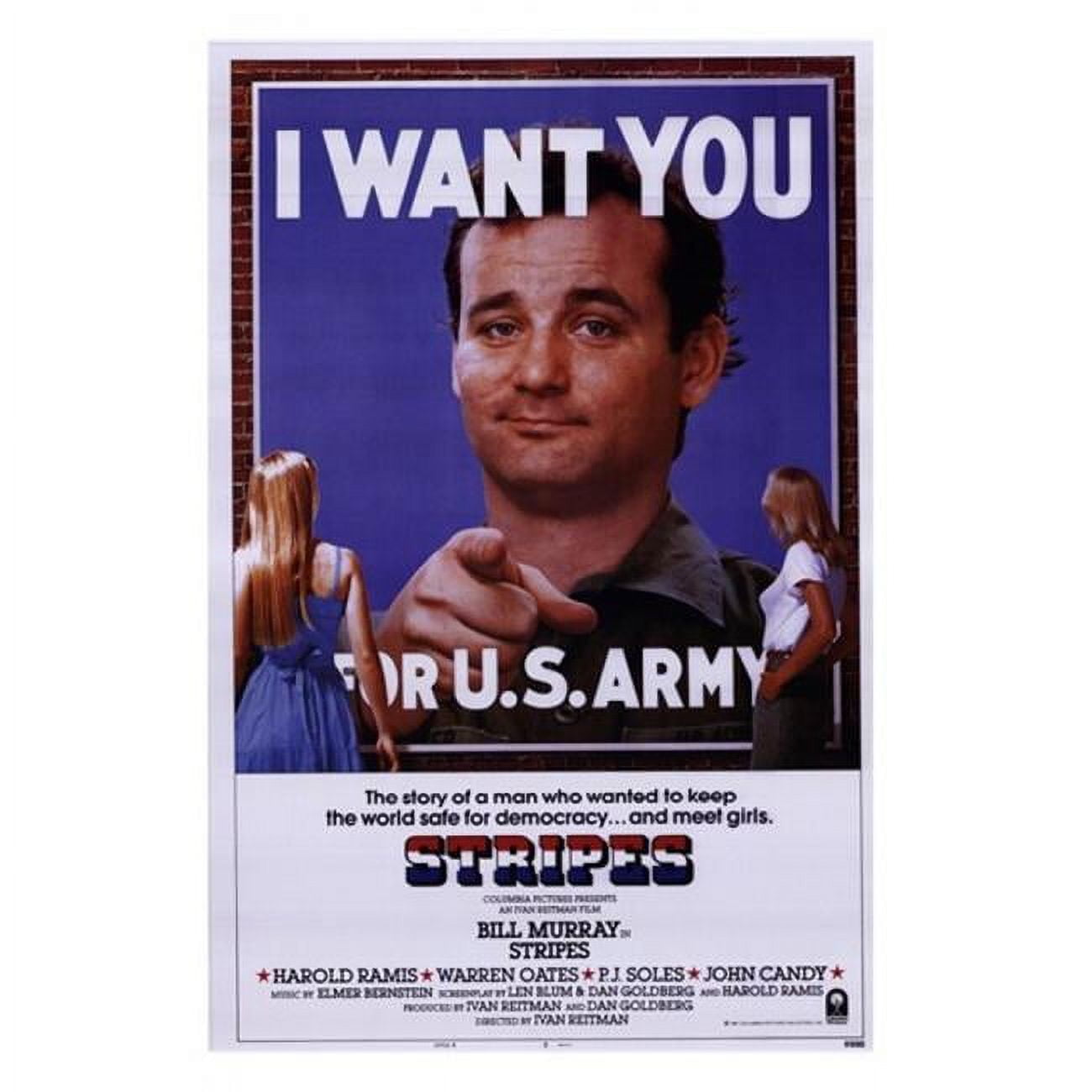 Pop Culture Graphics MOV189629 Stripes Movie Poster 11 X 17 Walmart Pop Culture Graphics MOV189629 Stripes Movie Poster 11 X 17 Walmart