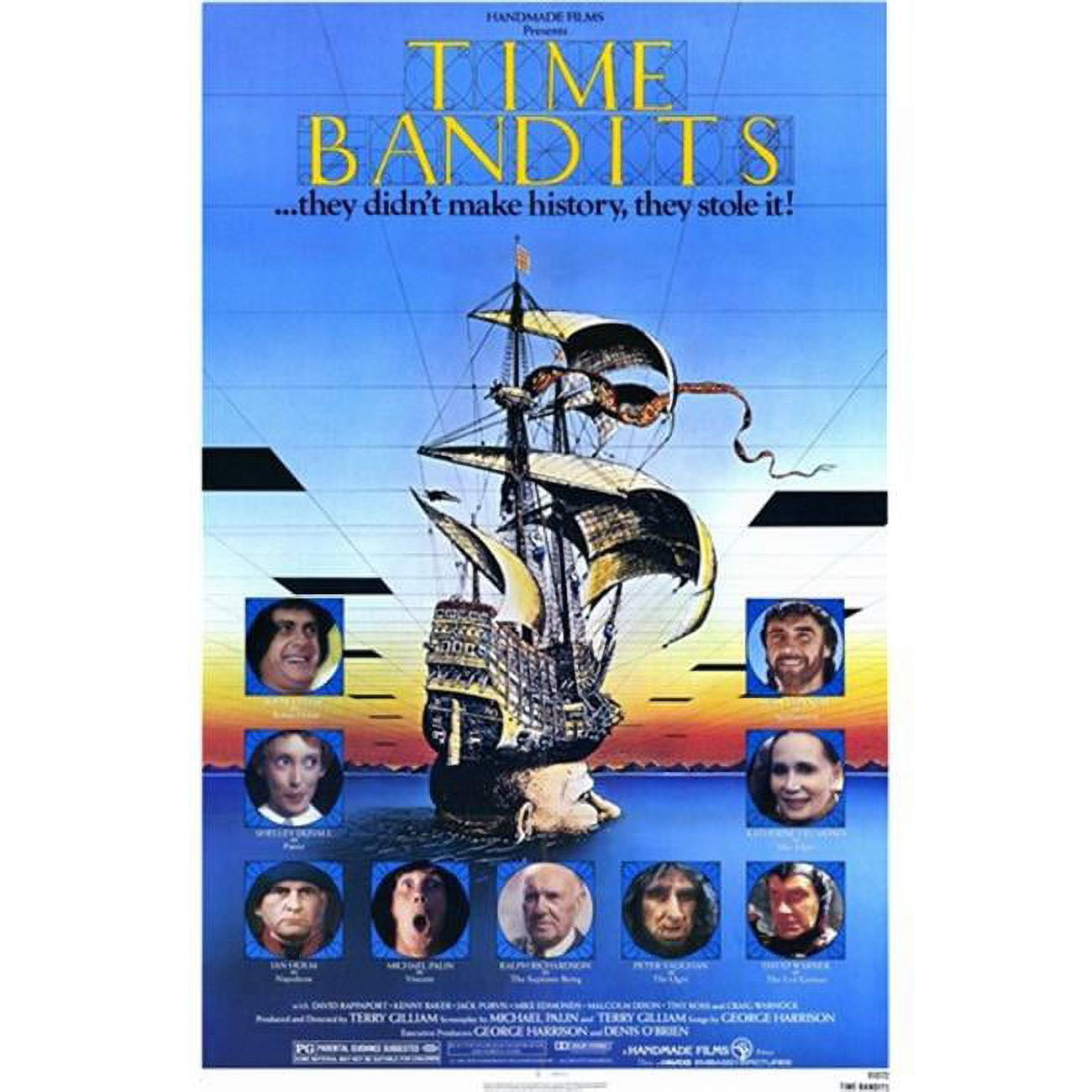 Pop Culture Graphics MOV193511 Time Bandits Movie Poster, 11 x 17 ...
