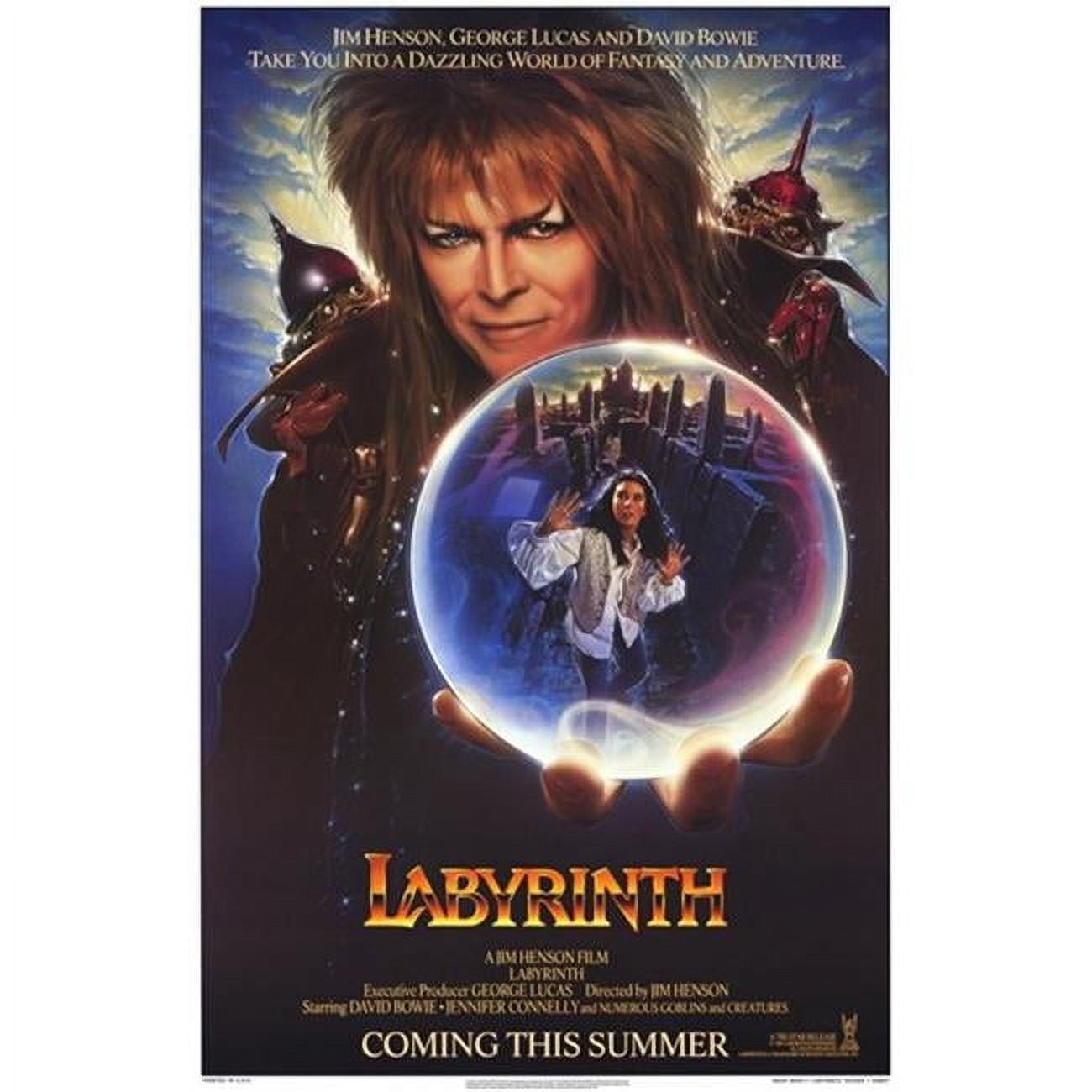 Pop Culture Graphics MOV193624 Labyrinth Movie Poster, 11 x 17 ...