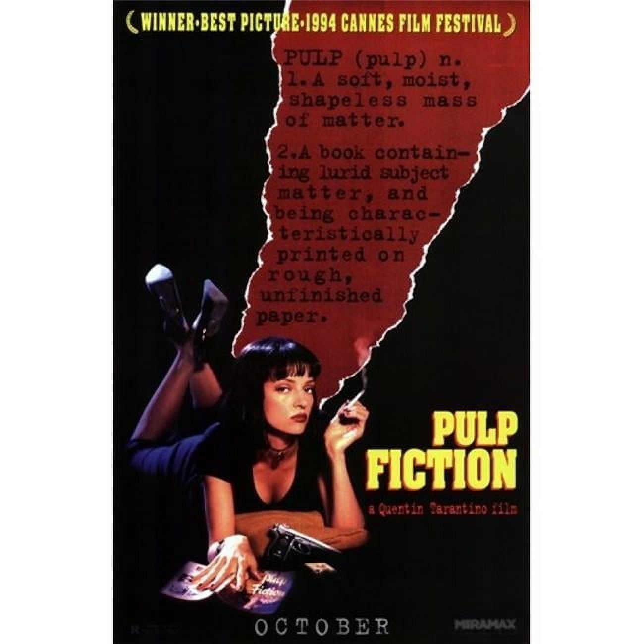 Pop Culture Graphics MOV195528 Pulp Fiction Movie Poster, 11 x 17 ...