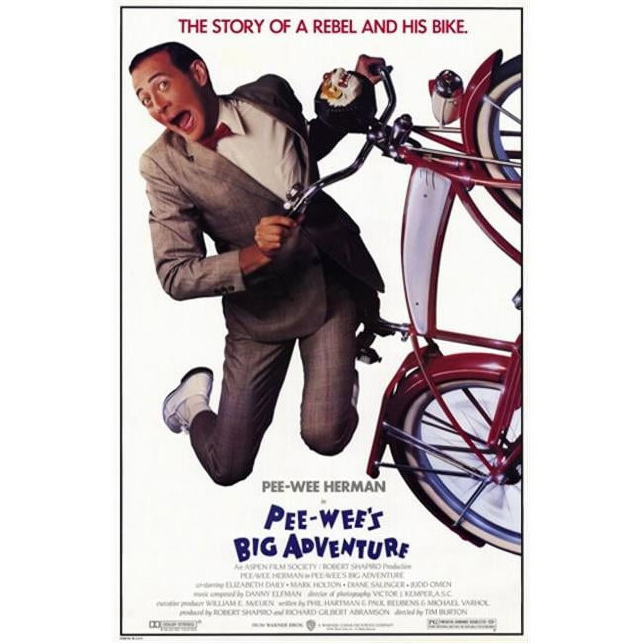 Pop Culture Graphics MOV198255 Pee-Wees Big Adventure Movie Poster, 11 ...