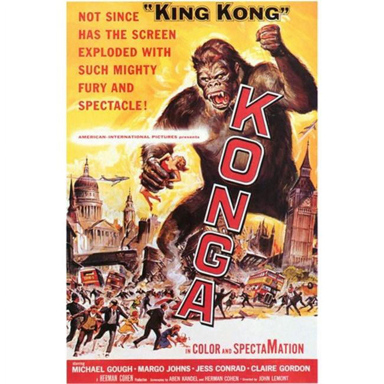Pop Culture Graphics MOV199139 Konga Movie Poster, 11 x 17 - Walmart.com