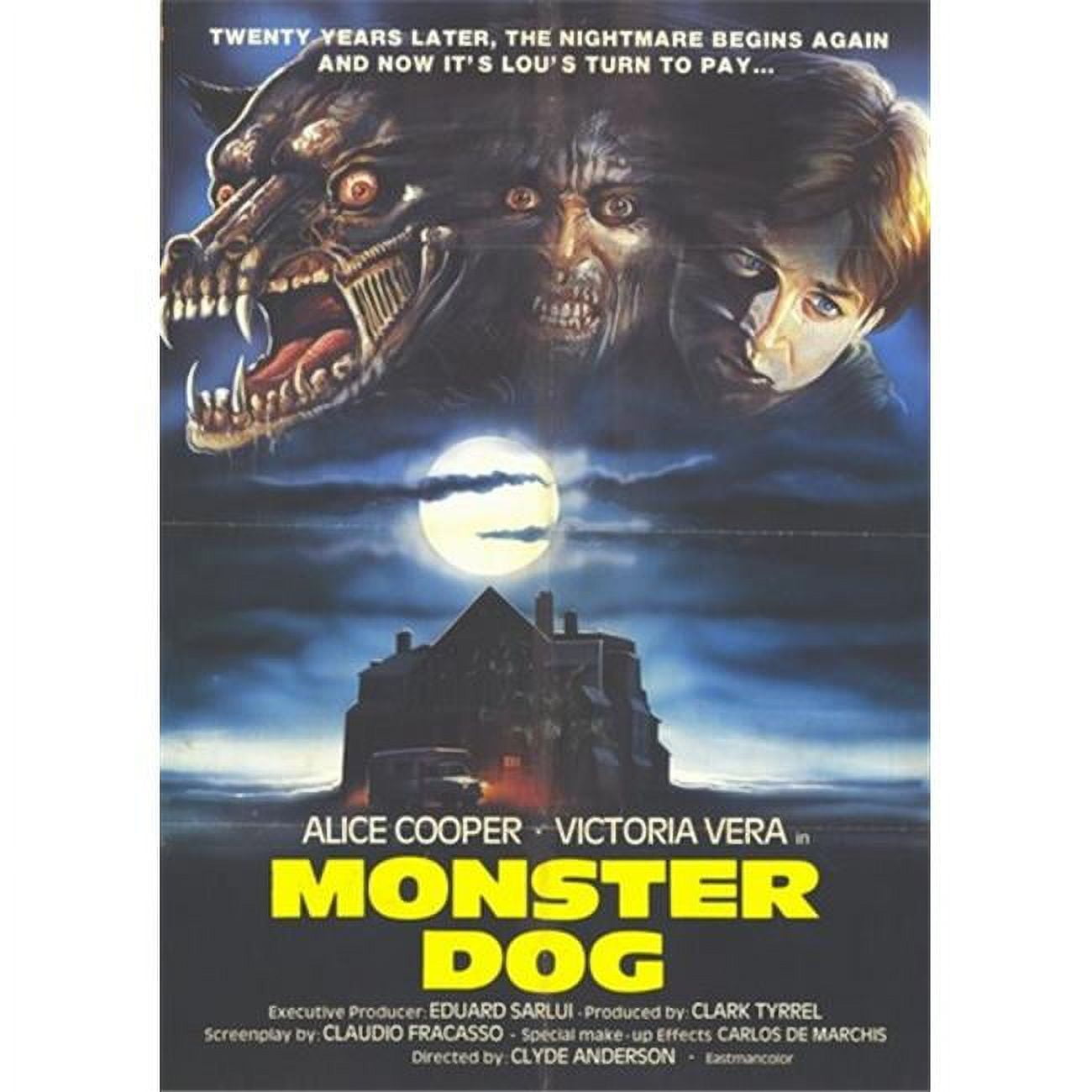 Pop Culture Graphics MOV227650 Monster Dog Movie Poster, 11 x 17 ...