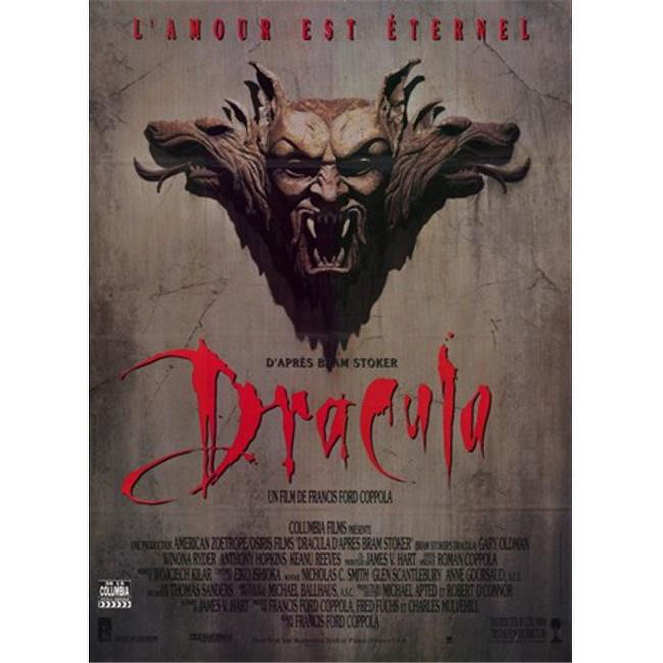 Pop Culture Graphics MOV228613 Bram Stokers Dracula Movie Poster, 11 x 17 - Walmart.com