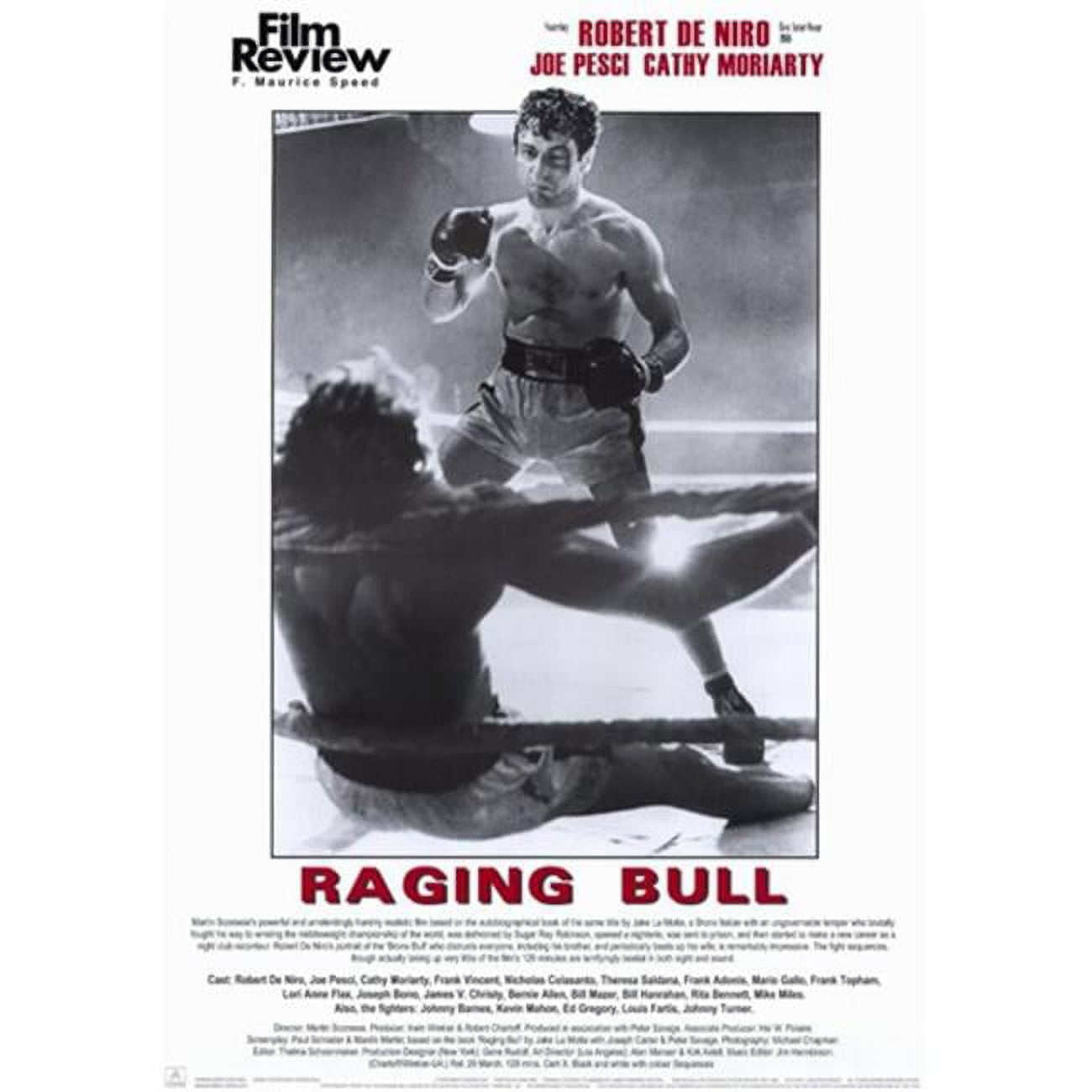 Pop Culture Graphics MOV237501 Raging Bull Movie Poster, 11 x 17 ...
