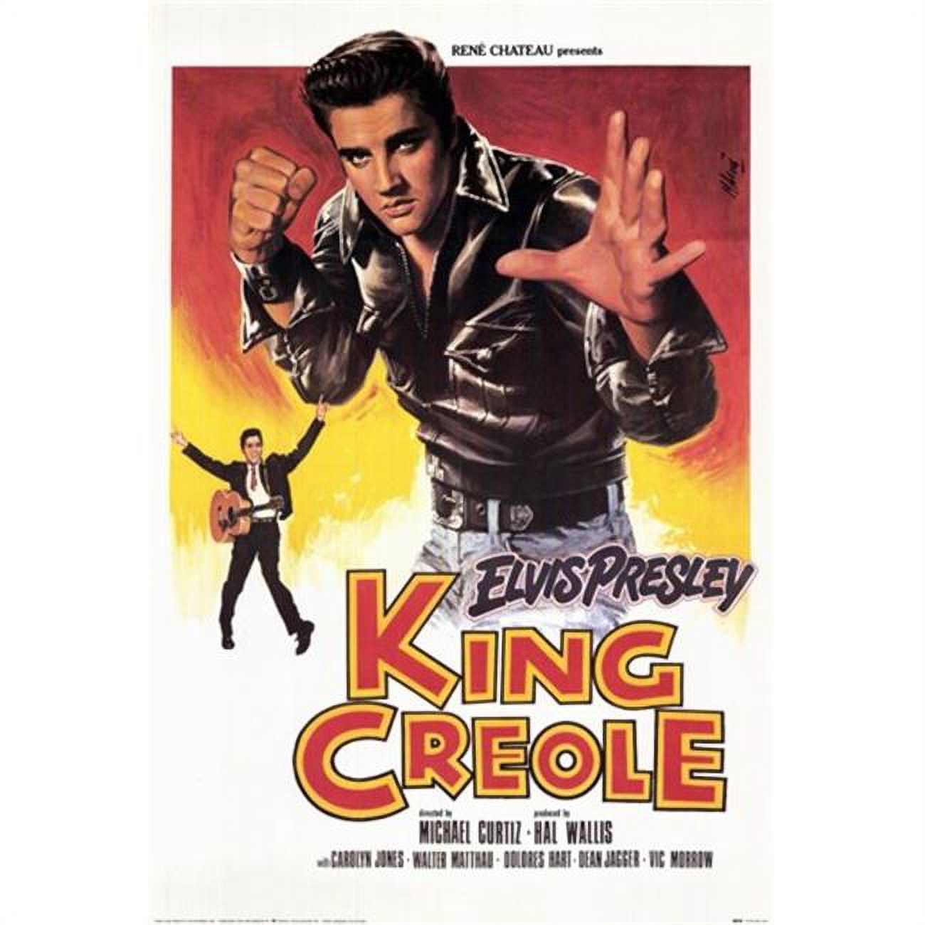 Pop Culture Graphics MOV375266 King Creole Movie Poster, 11 x 17 ...