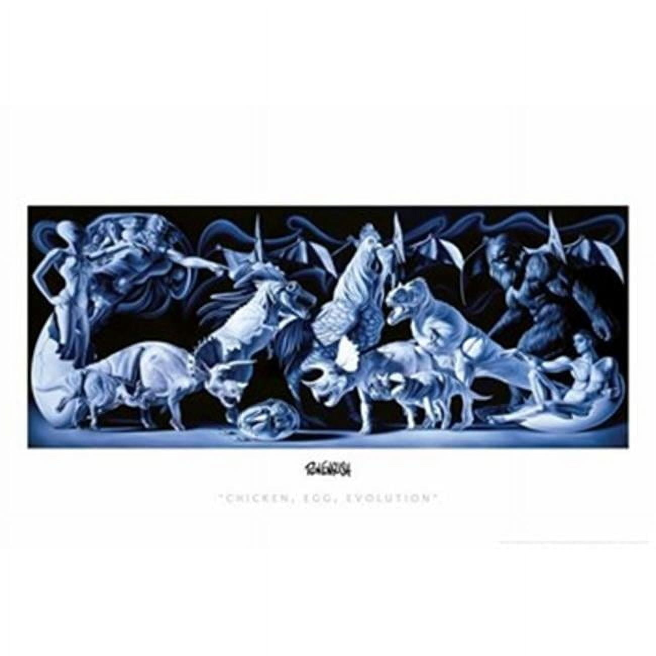 Pop Culture Graphics MOV402563 Chicken Egg Evolution Movie Poster, 17 x ...