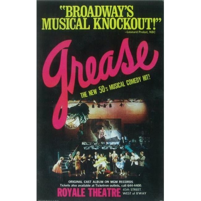 Pop Culture Graphics MOV409264 Grease Broadway Movie Poster, 11 x 17 ...