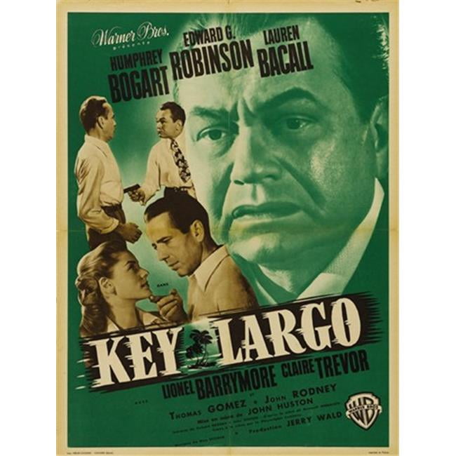 Pop Culture Graphics MOV414209 Key Largo Movie Poster, 11 x 17 ...