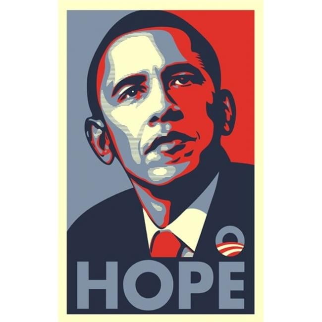Pop Culture Graphics MOV421314 RARE Obama Campaign Poster - HOPE Movie ...