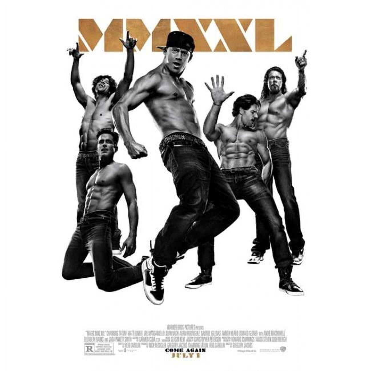 Pop Culture Graphics MOVAB07445 Magic Mike XXL Movie Poster, 11 x 17 ...