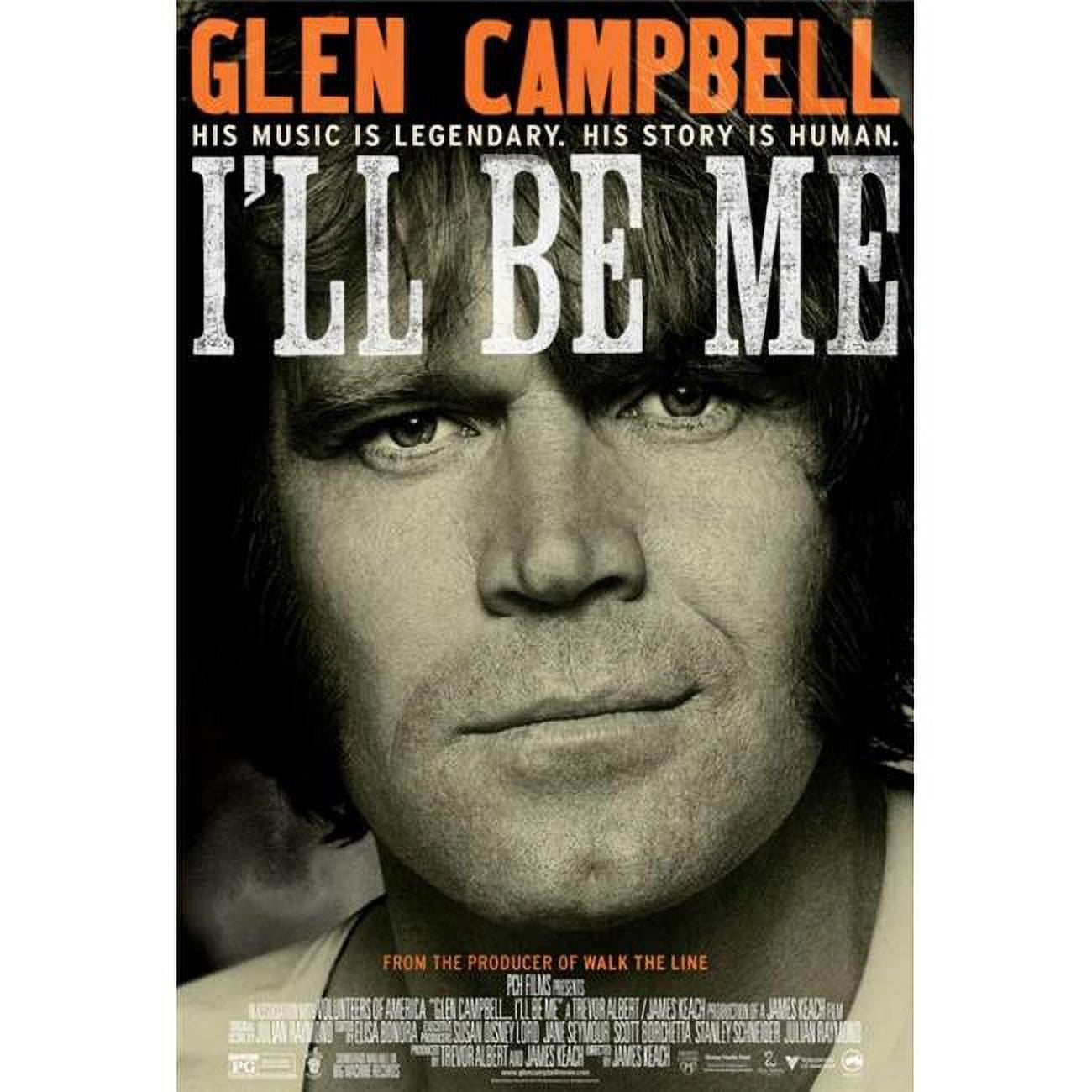 Pop Culture Graphics MOVAB19145 Glen Cambell - I Ll Be Me Movie Poster ...