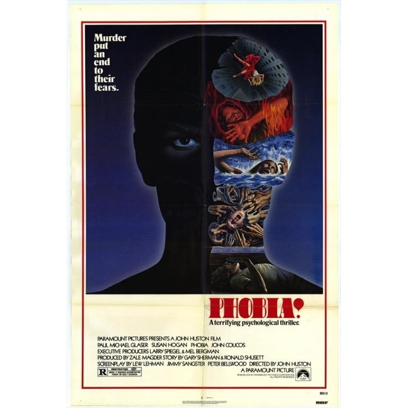 Pop Culture Graphics MOVAF0405 Phobia Movie Poster Print, 27 x 40 ...
