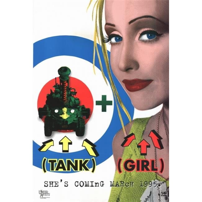 Pop Culture Graphics MOVAF4203 Tank Girl Movie Poster Print, 27 x 40 ...