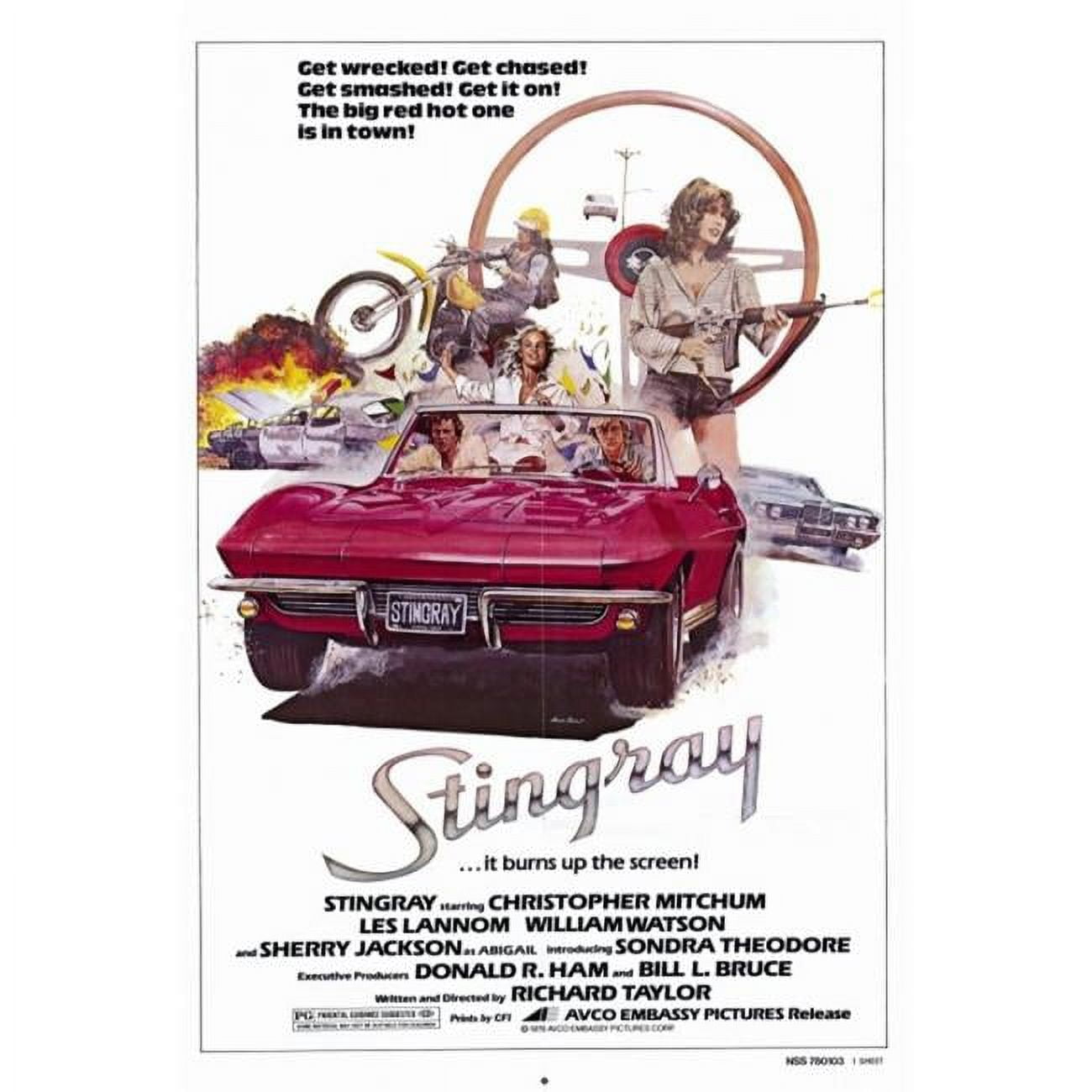 Pop Culture Graphics MOVAF7391 Stingray Movie Poster Print, 27 x 40 ...