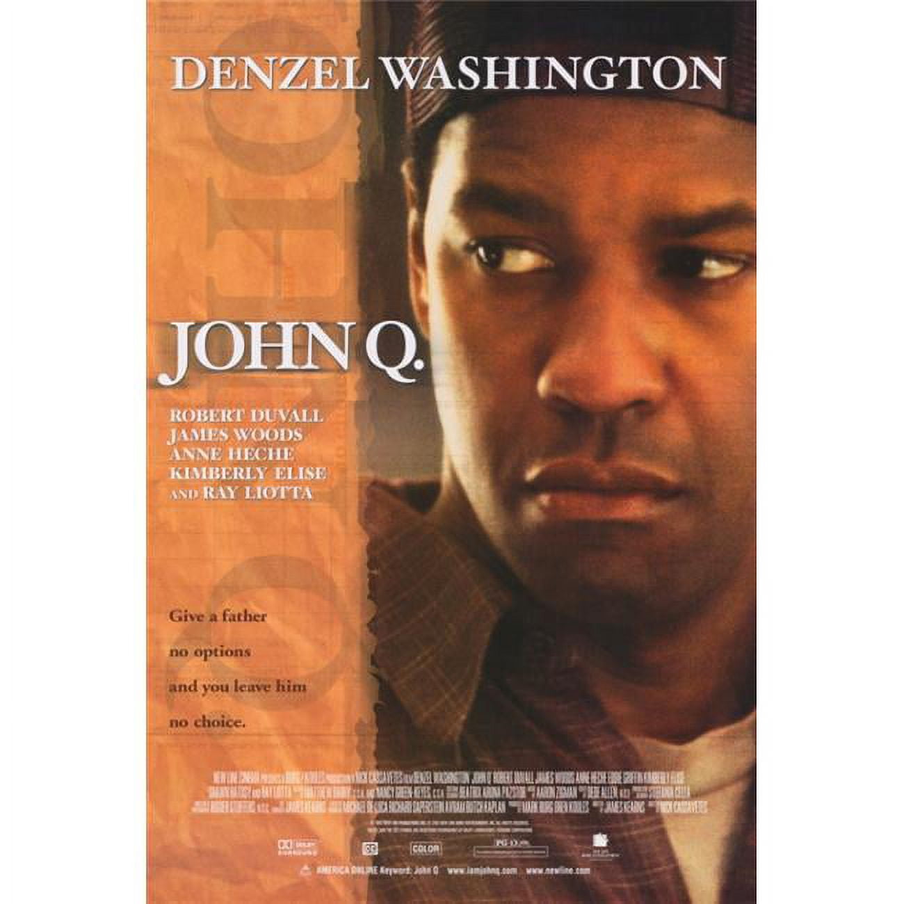 Pop Culture Graphics MOVAH5636 John Q Movie Poster Print, 27 x 40 ...