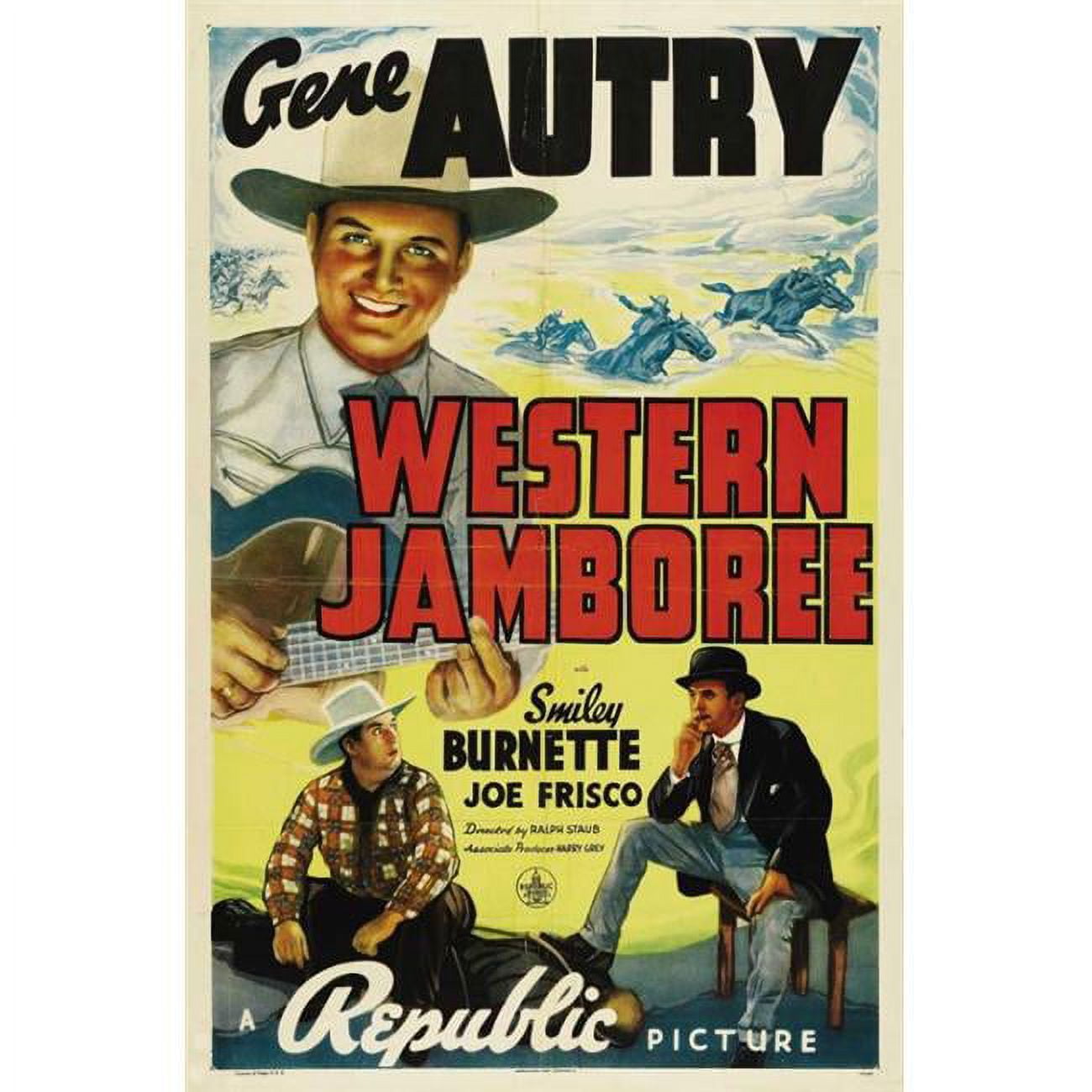 Pop Culture Graphics MOVAI5851 Western Jamboree Movie Poster, 11 x 17 ...