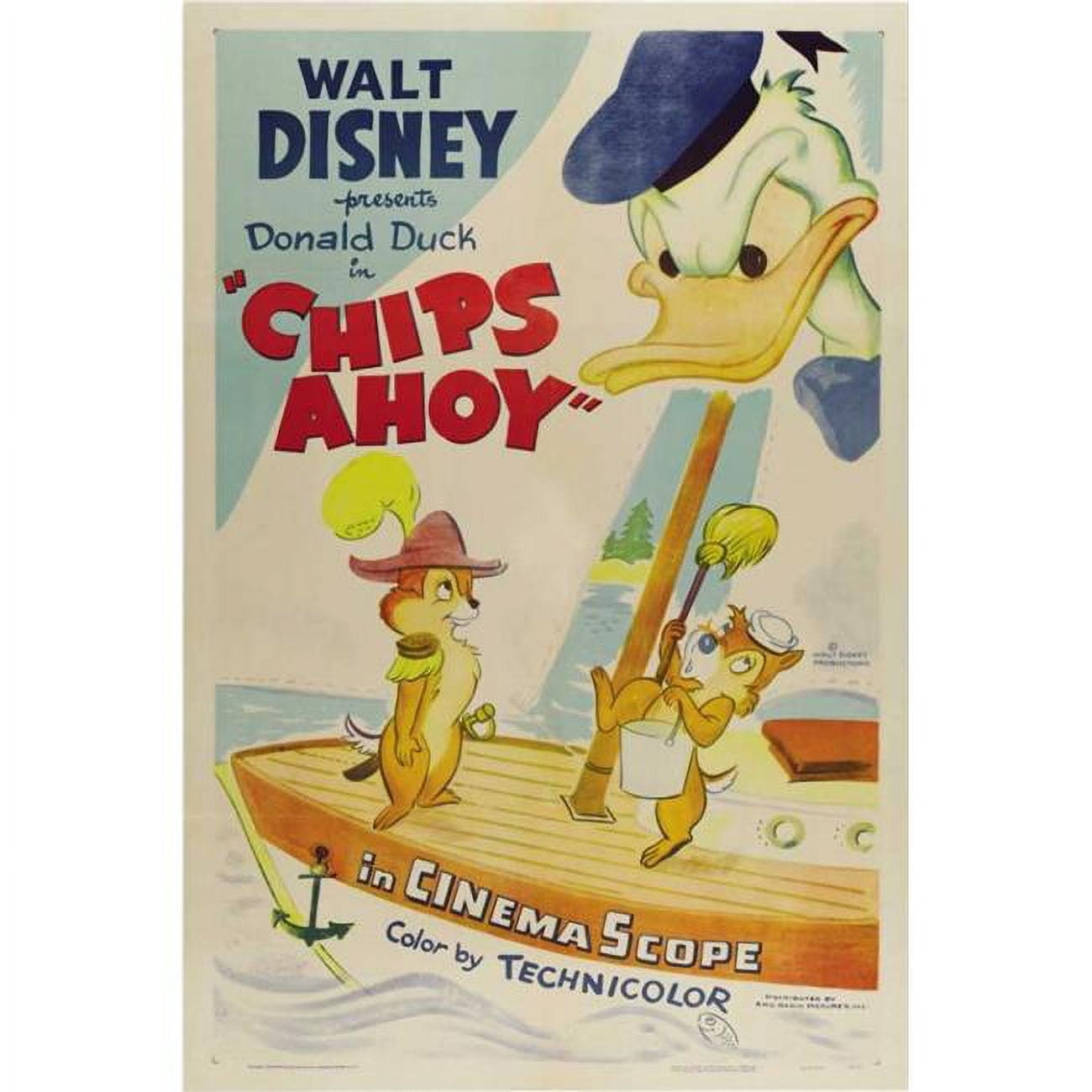 Pop Culture Graphics MOVAJ2205 Chips Ahoy Movie Poster Print, 27 x 40 ...