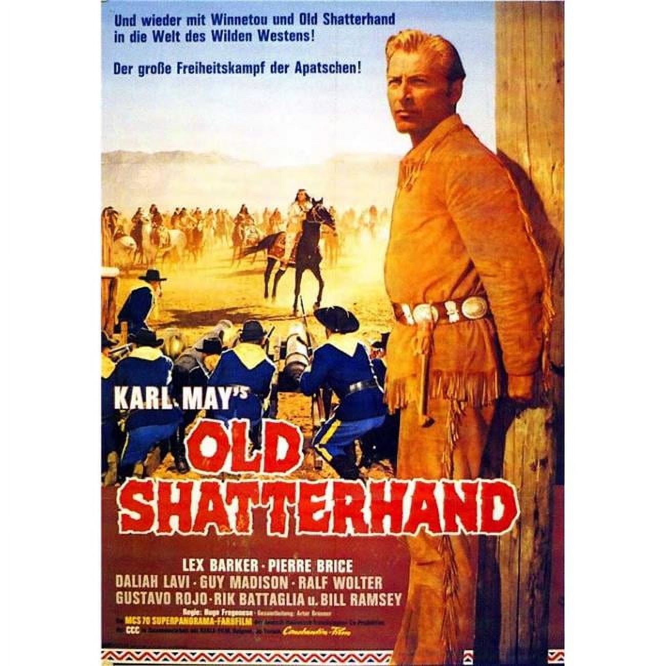 Pop Culture Graphics MOVCB54740 Old Shatterhand Movie Poster, 11 x 17 ...