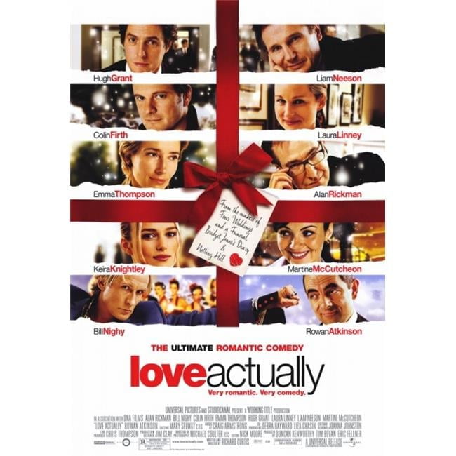 Pop Culture Graphics MOVCD1783 Love Actually Movie Poster, 11 x 17 ...