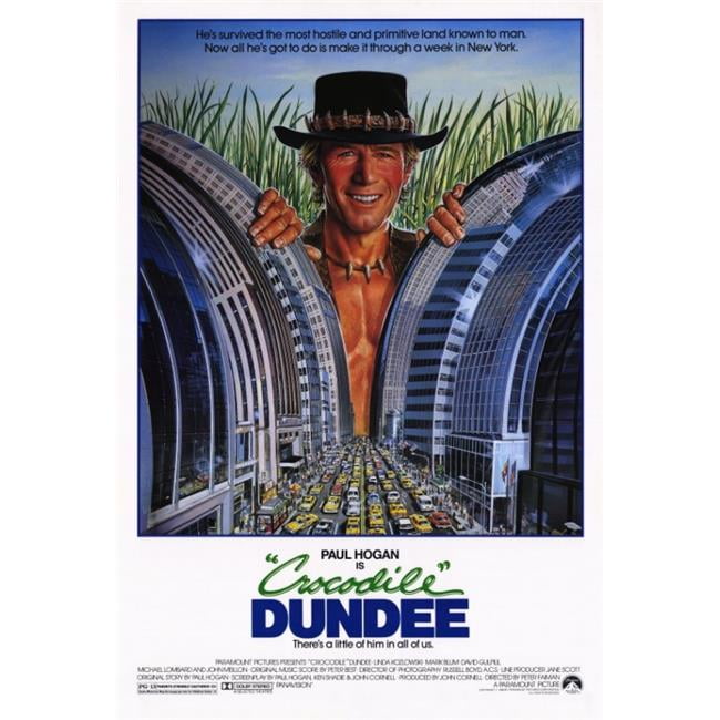 Pop Culture Graphics MOVCF1440 Crocodile Dundee Movie Poster Print, 27 ...