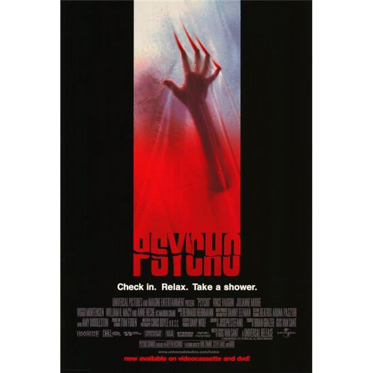 Pop Culture Graphics MOVCF2319 Psycho Movie Poster Print, 27 x 40 ...