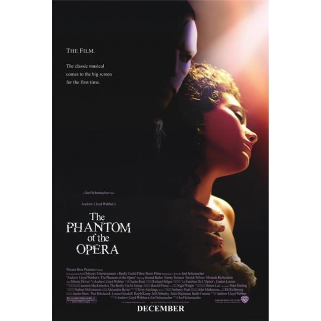 Pop Culture Graphics MOVCF6276 The Phantom of The Opera Movie Poster ...