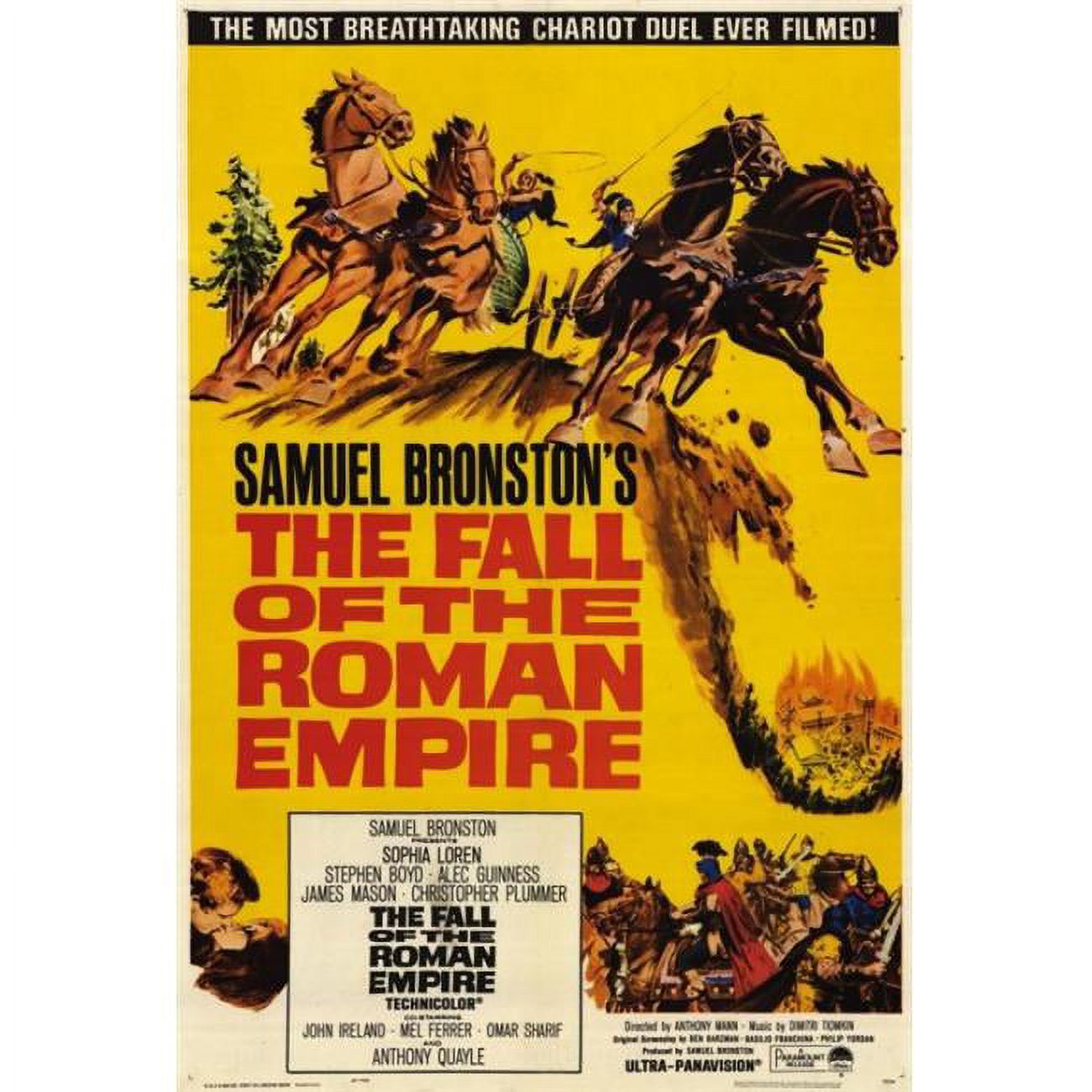 Pop Culture Graphics MOVCH5223 The Fall of The Roman Empire Movie ...