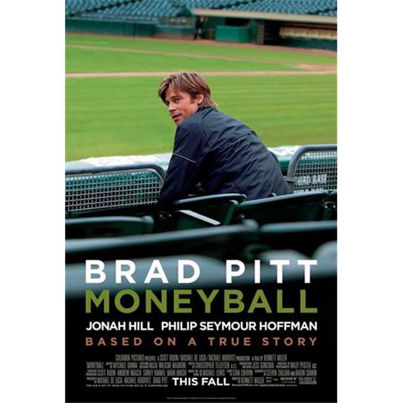 Pop Culture Graphics MOVEB67524 Moneyball Movie Poster, 11 x 17 ...