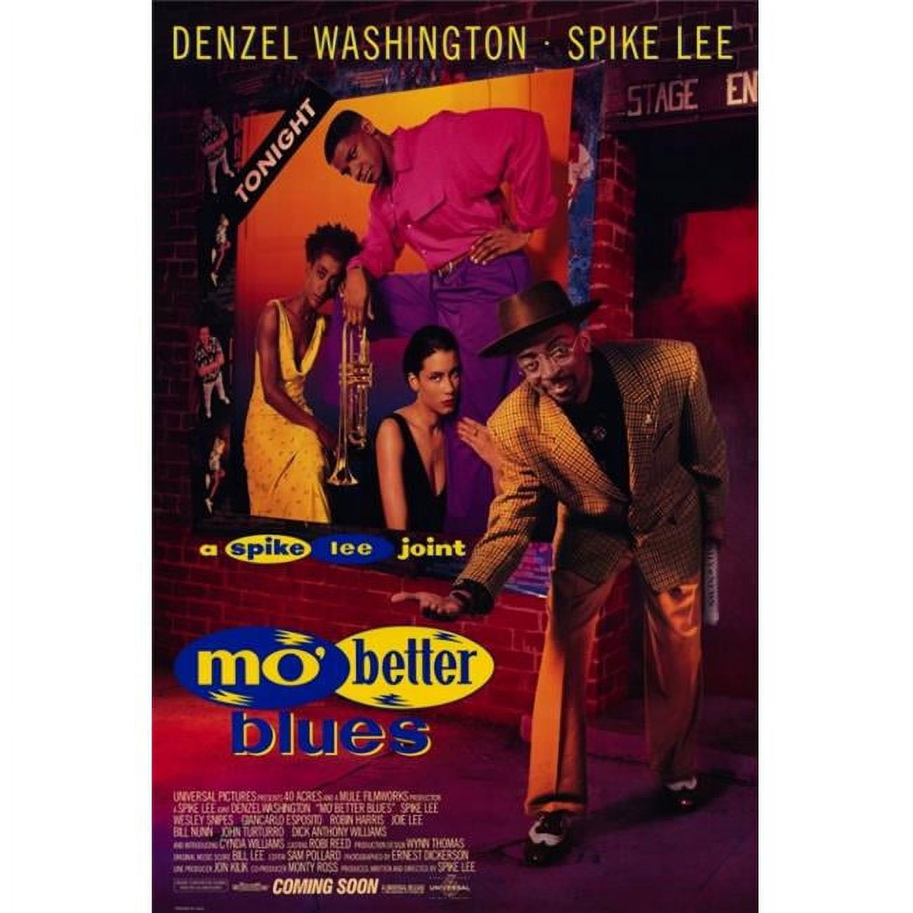 Pop Culture Graphics MOVED1889 Mo Better Blues Movie Poster, 11 x 17 ...