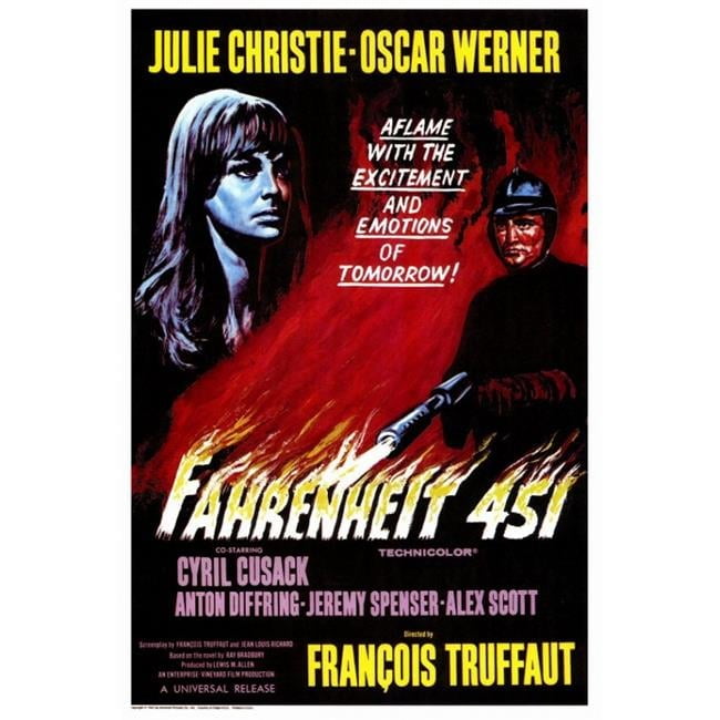 Pop Culture Graphics MOVEF9189 Fahrenheit 451 Movie Poster Print, 27 x ...